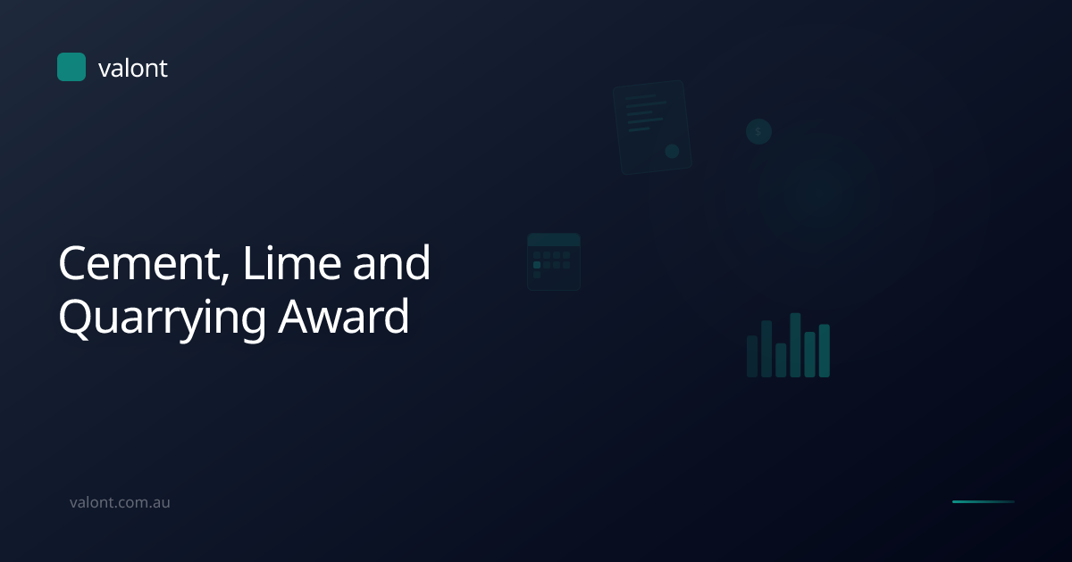 Cement, Lime and Quarrying Award (MA000055): A Plain-English Compliance ...